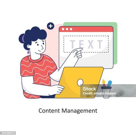 콘텐츠 관리 벡터 다채로운 디자인 일러스트레이션입니다 흰색 배경의 기호 Eps 10 파일 검색 엔진에 대한 스톡 벡터 아트 및 기타 이미지 검색 엔진 계획 금융
