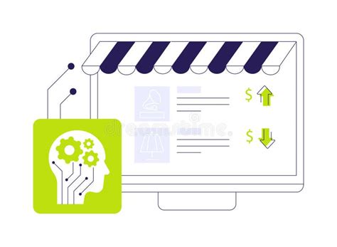 Ai Dictated Dynamic Pricing Abstract Concept Vector Illustration Stock Vector Illustration Of