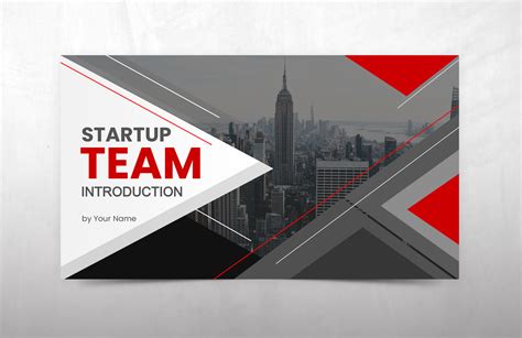 Startup Team Introduction Presentation Template In Ppt Pdf Download