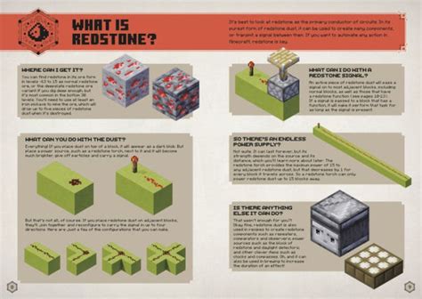 Minecraft Redstone Handbook Look Inside