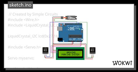 Smart Parking System Wokwi Esp32 Stm32 Arduino Simulator