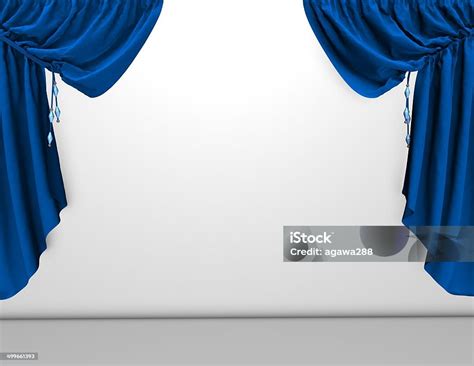배경 블루 벨벳 커튼 엠티 인명별 벽 템플릿 0명에 대한 스톡 사진 및 기타 이미지 0명 3차원 형태 Performing Arts Event Istock
