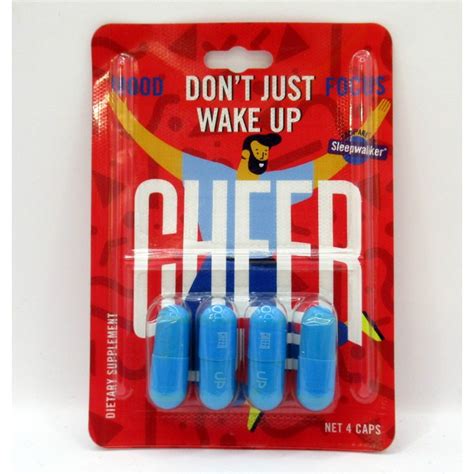 Product Samples 50 State Legal Cheer Up Uplifting Formula 4 Capsules Increase Focus