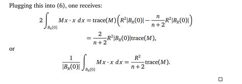 Real Analysis Using The Divergence Theorem To Prove That Frac 1 B