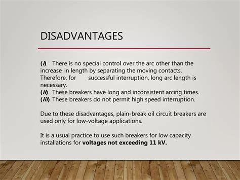 Oil Circuit Breakerclassification Of Circuit Breakers Ppt