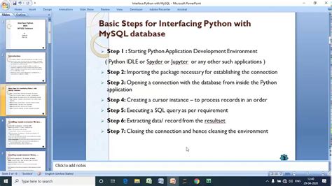 Interface Python With Mysql Part 1 Youtube