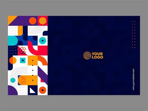 Premium Vector Horizontal Cover Design