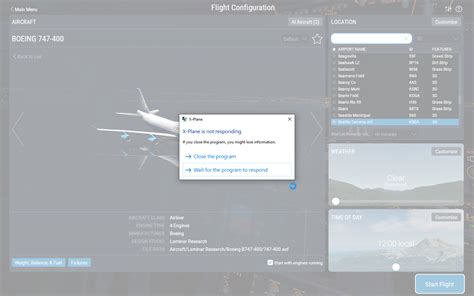 X Plane Is Not Responding XP11 Technical Support Cubby S Corner X Plane Org Forum