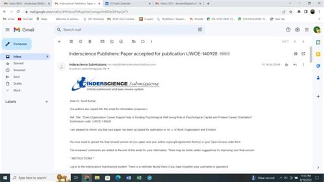 Dr Sunil Kumar On Linkedin Research Proteancareer Scopuspublication Psychologicalcapital