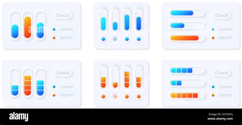 Media Settings Ui Elements Kit Stock Vector Image And Art Alamy