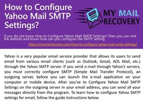 PPT How To Configure Yahoo Mail SMTP Settings PowerPoint Presentation ID