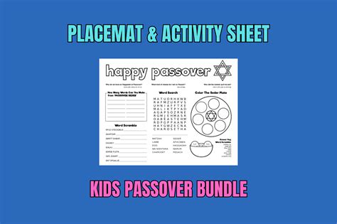 Passover Printable Bundle The Super Mom Life