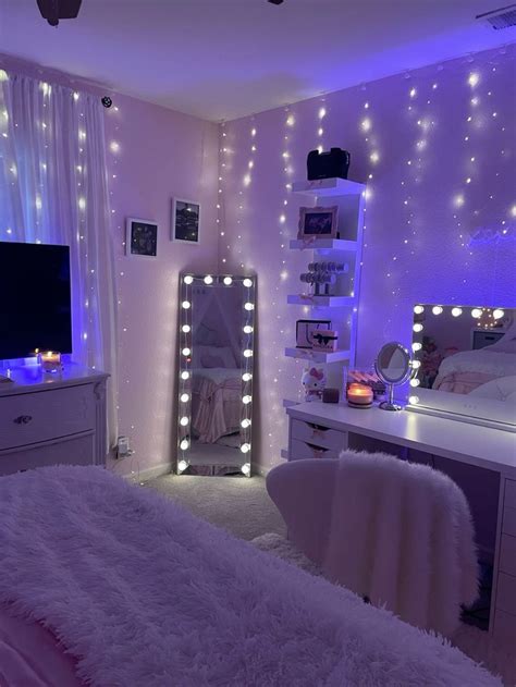 Aesthetic Room Makeover Ideas Dream Room Led Lights New Room Inspo