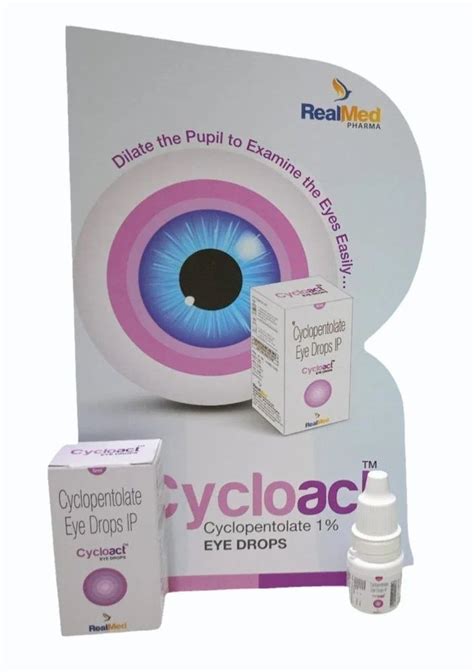 Cyclopentolate Eye Drop Cyclopentolate Hydrochloride Ophthalmic