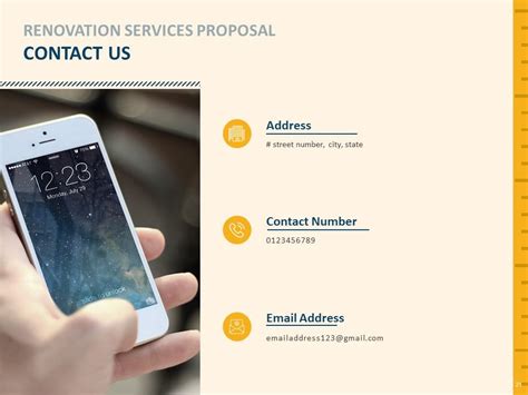 Renovation Services Proposal Powerpoint Presentation Slides Presentation Graphics