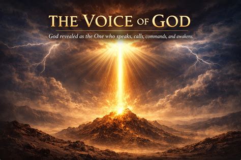 The Voice Of God By Tyler Manis Formed By Scripture