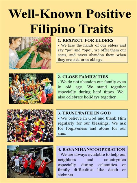 Well Known Positive Filipino Traits Pdf