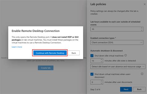 Enable Graphical Remote Desktop For Linux Labs Azure Lab Services Microsoft Learn