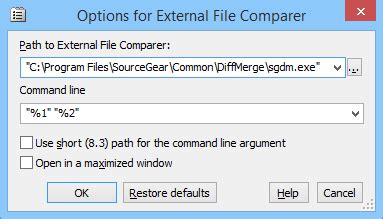 Using DiffMerge As The External Tool Of AB Commander To Compare Plain
