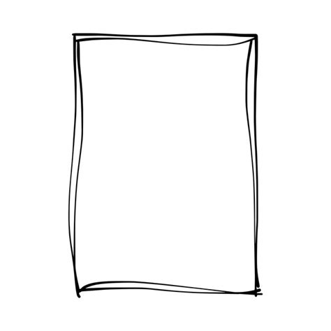 Hand Drawn Rectangle Png