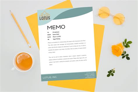 Editable Memo Template Etsy