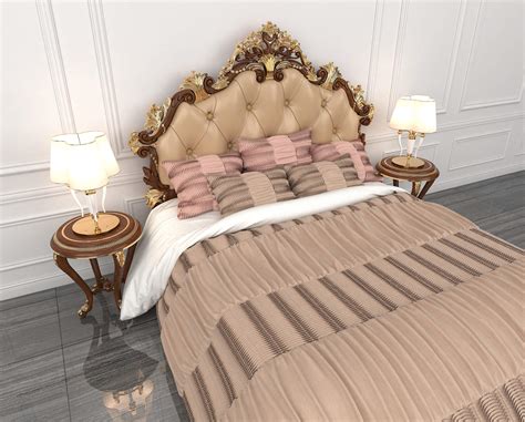 Classic Bed 10 3d Model By Nhattuankts