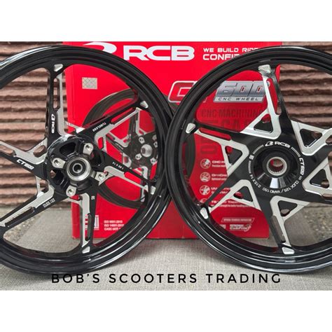 Rcb Ct600 Mags Honda Click 125 Click 150 4 Holes Cnc Mags Shopee Philippines