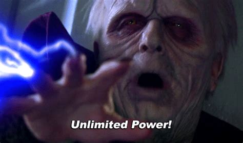 Emperor Palpatine Unlimited Power