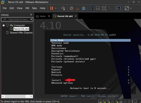 How To Install Parrot OS In VMware GeeksforGeeks