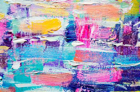 손으로 그린 아크릴 그림 추상 미술 배경입니다 캔버스에 아크릴 그림입니다 텍스처 컬러 아트 워크의 조각입니다 페인트 브러쉬입니다 현대 예술입니다 현대 예술입니다 컬러풀