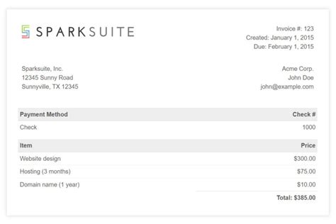 15 Best Html Invoice Templates Freepaid Immense Art