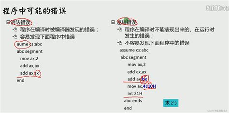 汇编语言程序设计 Csdn博客