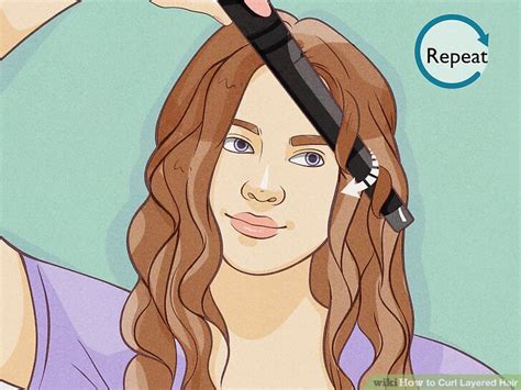 Easy Ways To Curl Layered Hair WikiHow