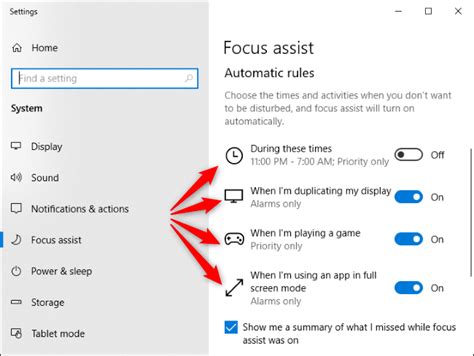 How To Disable Windows 10s Annoying Focus Assist Notifications