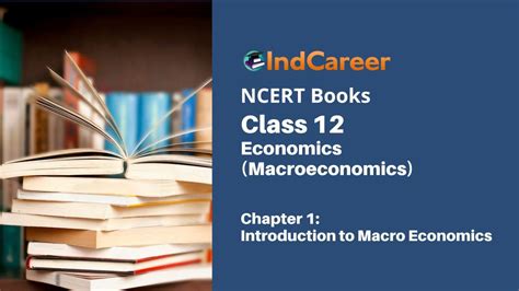 Ncert Book For Class 12 Economics Macroeconomics Chapter 1
