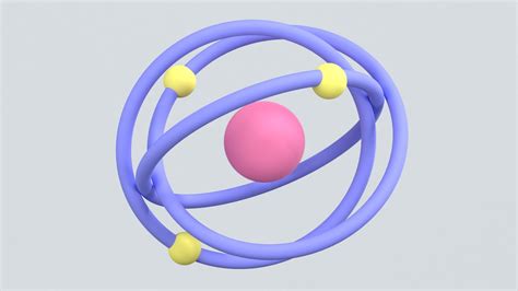 Atomic Structure 3d Icon 3d Model Cgtrader