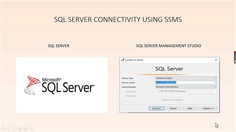 How To Connect To Sql Server Via Ssms Sql Server Management Studio Hindi Tutorial Youtube