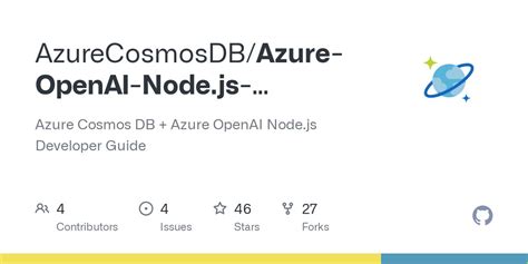 Azure Cosmos Db On Linkedin Github Azurecosmosdbazure Openai Node
