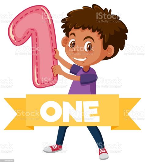 흰색 배경에 고립 된 숫자 만화 캐릭터를 들고있는 학생 소년 교육에 대한 스톡 벡터 아트 및 기타 이미지 교육 귀여운 만화 Istock