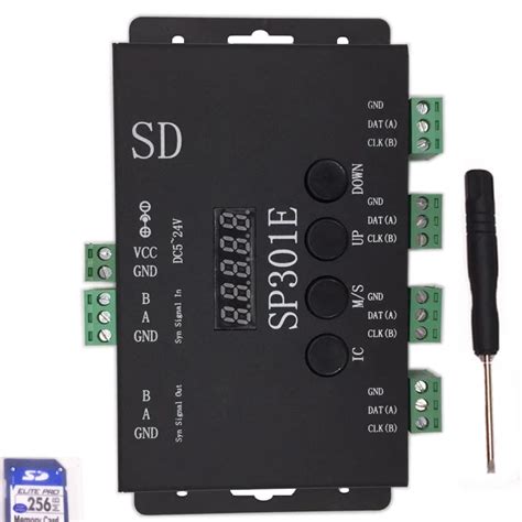 sp301e syn signal programmable led controller for ws2811 ws2813 ws2812b