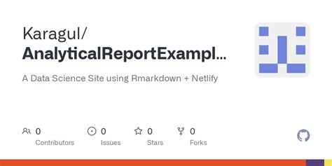 Github Karagulanalyticalreportexamplermarkdown A Data Science Site Using Rmarkdown Netlify