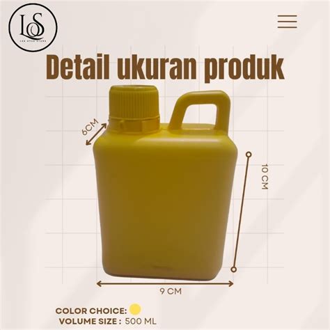 Jual Jerigen Mini Bersih Warna Kuning Shopee Indonesia