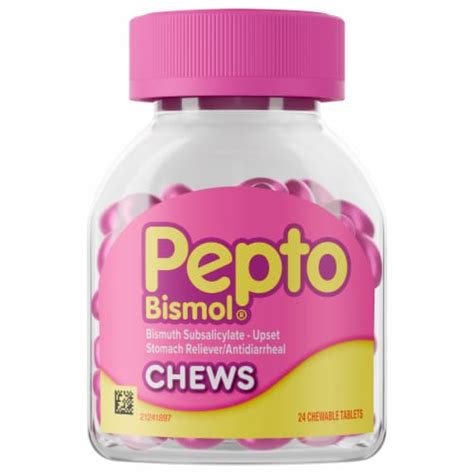 Pepto Bismol® Multi Symptom Stomach Reliever Chewable Tablets 24 Ct