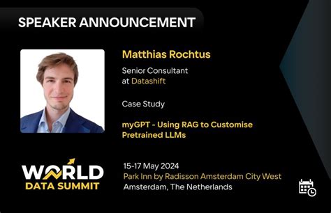 genai rag datascience worlddatasummit data dataprivacy