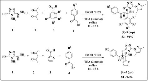 One Pot Four Component Synthesis Of Download Scientific Diagram
