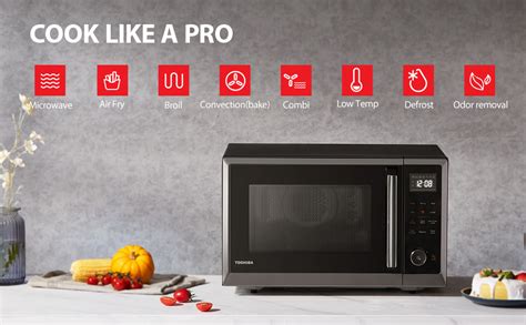 Toshiba Air Fryer Combo 8 In 1 Countertop Microwave Oven