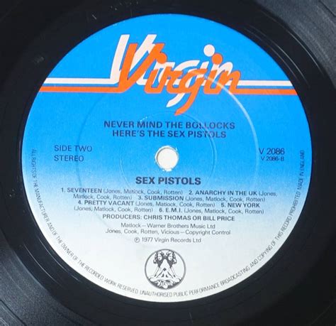 Yahoo オークション 極美盤 Uk Original 初回 Virgin V 2086 Never M