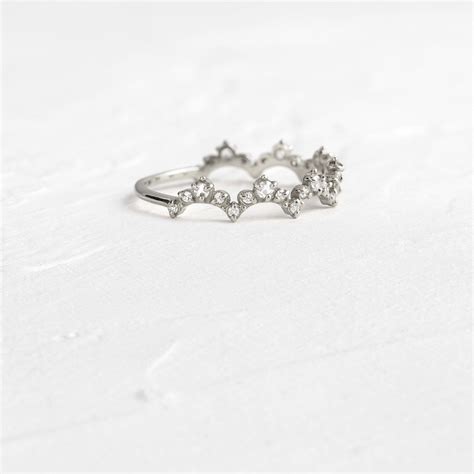 Lace Edge Ring Stackable Wedding Band By Melanie Casey