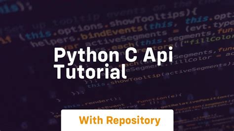 Python C Api Tutorial Youtube