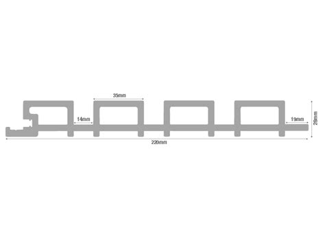 Cladco Composite Slatted Wall Cladding Panels Silver Grey 2 5m Roofing Outlet